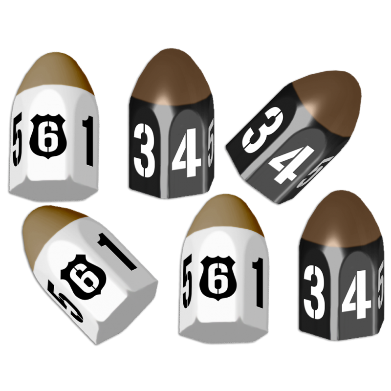 Buy Tiny Epic Crimes 6 Pack Bullet Dice from Gamelyn Games
