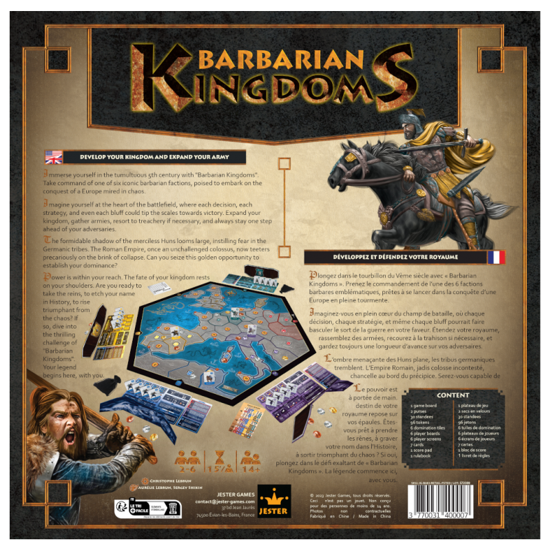 Comprar juego de mesa Barbarian Kingdoms (Inglés) de Ares Games
