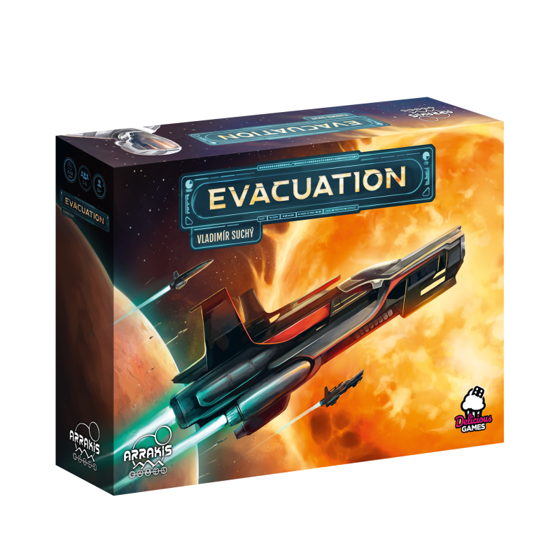 Buy Evacuation board game from Arrakis Games