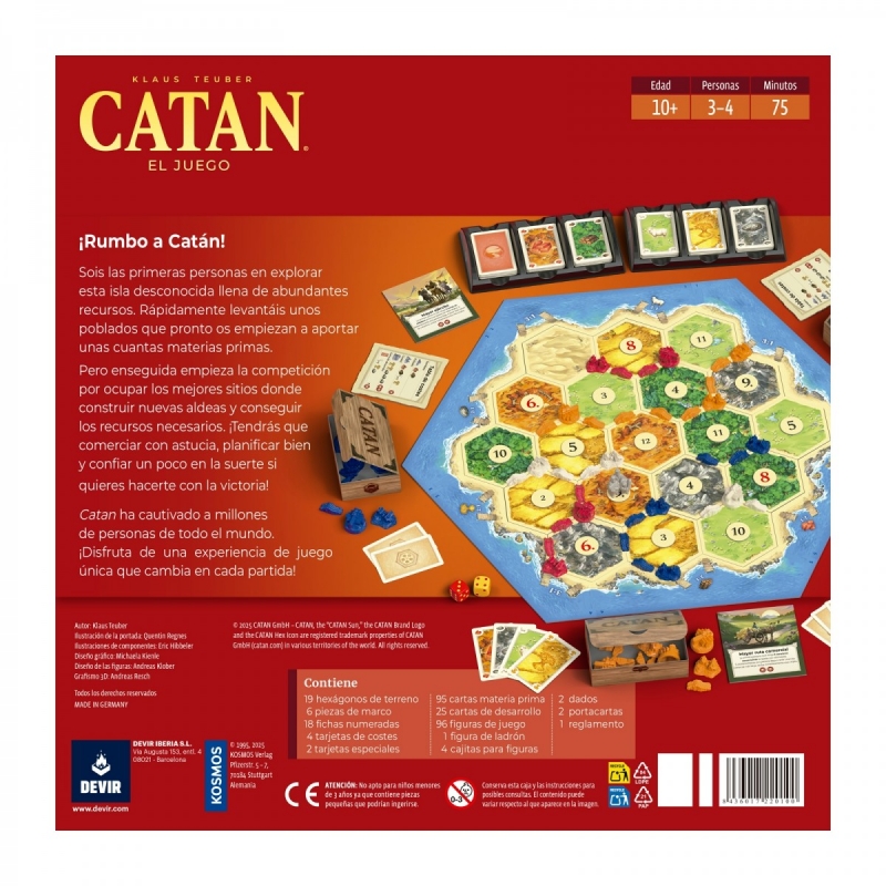 Buy strategy board game The Settlers Of Catan from Devir