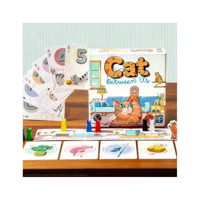 Buy the Cat Between Us board game from Delirium Games