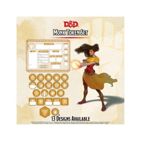 Buy D&D Monk Token Set from Gale Force Nine